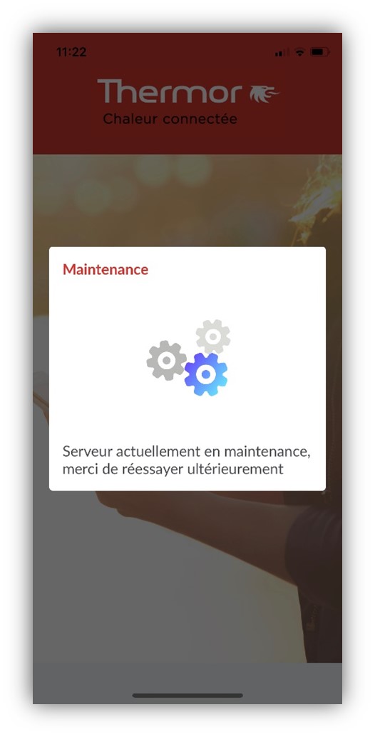 Que veut dire le message "Maintenance en cours" sur mon application ...